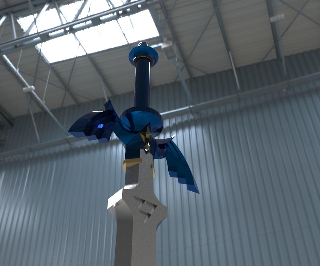 STL file Master Sword (Full size print or small with a stand)・3D print ...