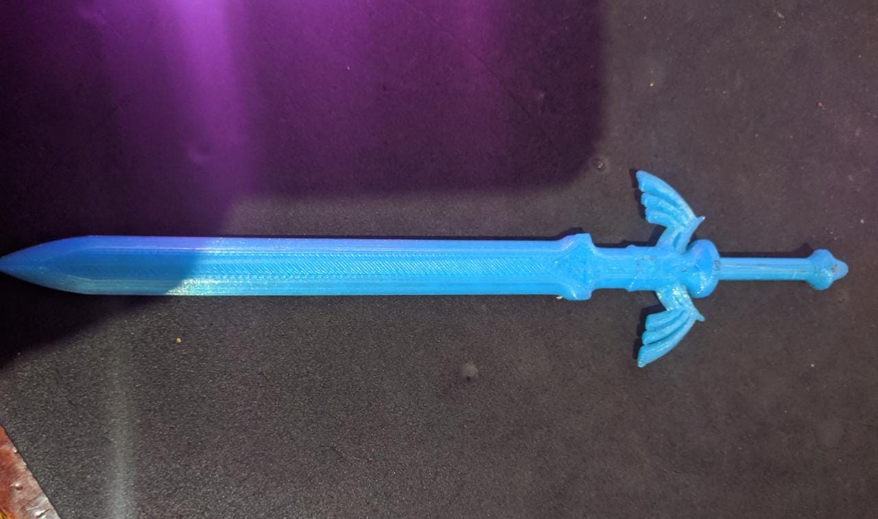 STL file Master Sword (Full size print or small with a stand)・3D print ...