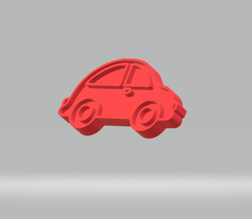 STL file Car Shape Cookie Cutter and Shaper・Template to download and 3D ...