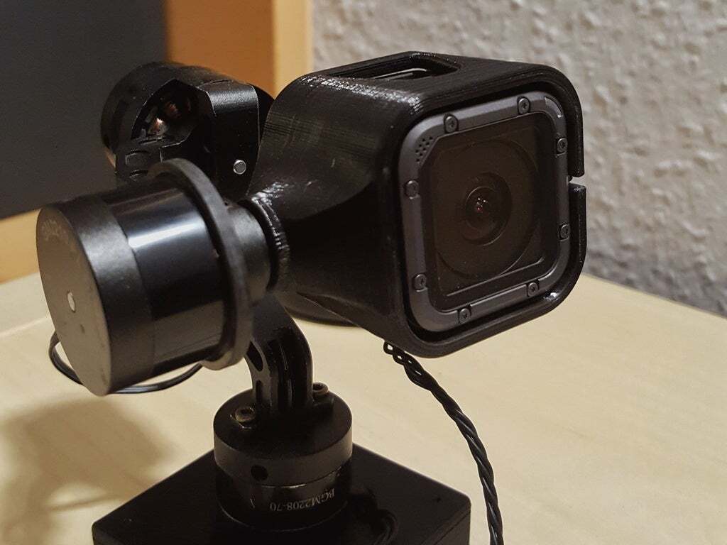 Free STL file GoPro Session Gimbal Mount (DYS Gimbal)・Model to download ...