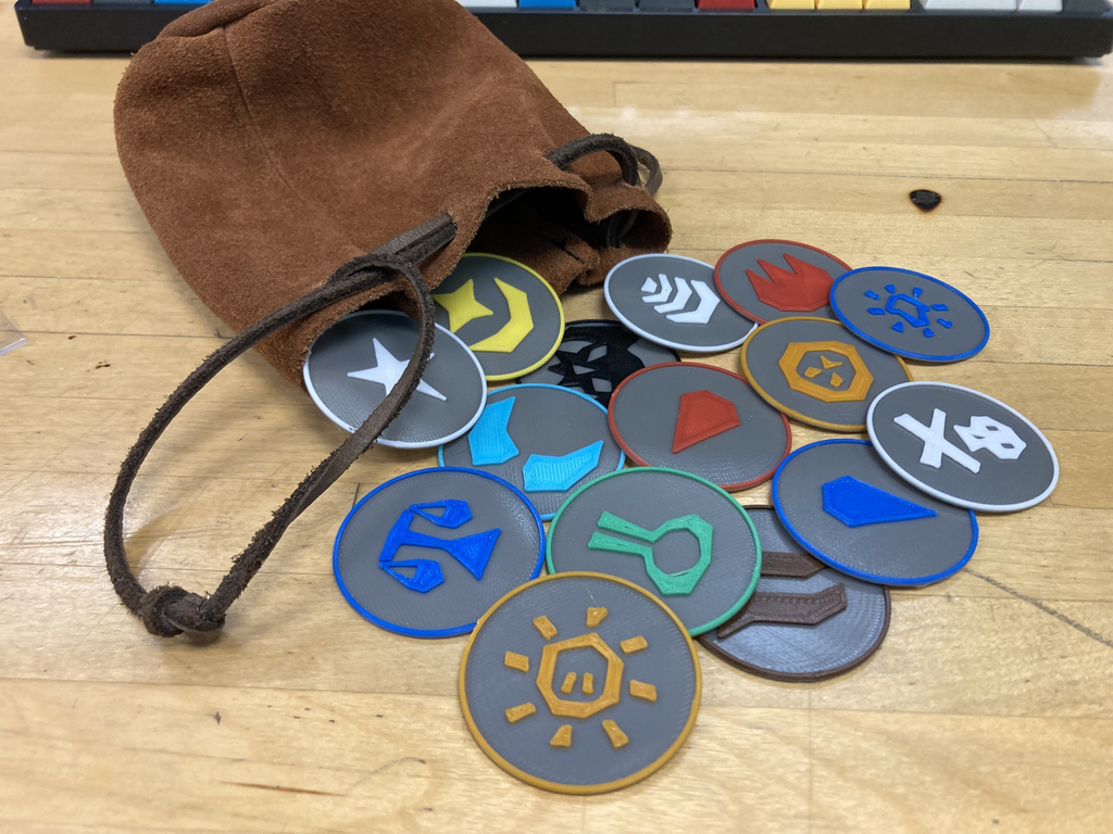 Free 3D file Runescape Rune Pog Collection 🎲・3D printable object to ...