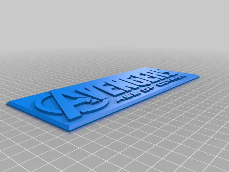 Free 3D file Avengers 1 and 2 Title Card・3D printable model to download ...
