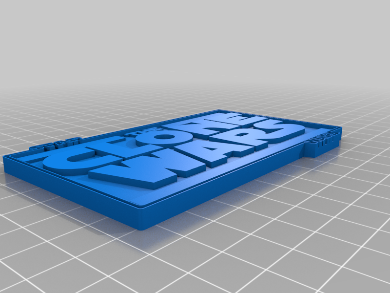 Free 3D file Star Wars The Clone Wars 2008 Title Card・3D print model to ...