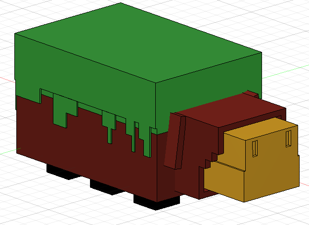 Free 3D file Minecraft Sniffer・3D printable object to download・Cults