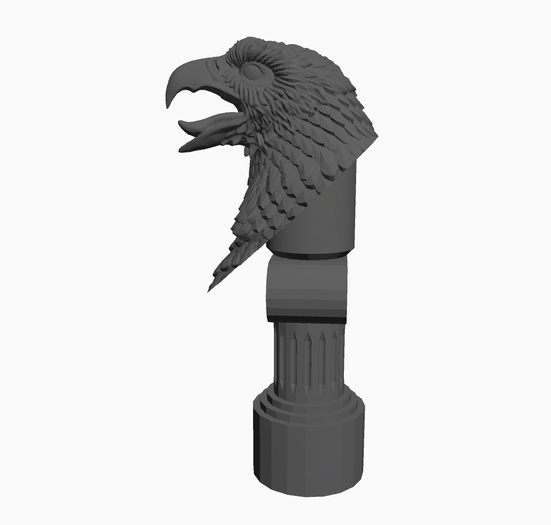STL file Eagle statue・Model to download and 3D print・Cults