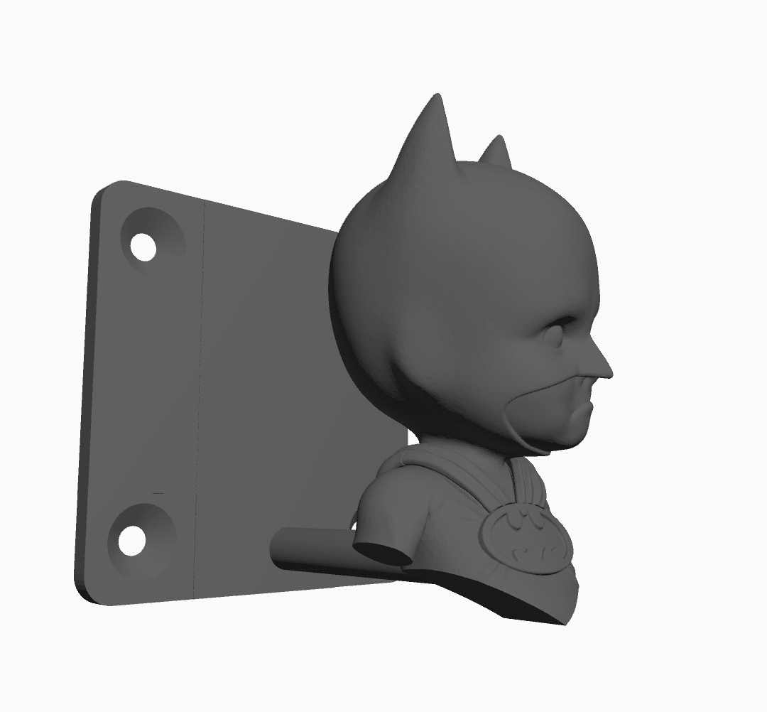 STL file Little batman floating 👽・3D printable model to download・Cults