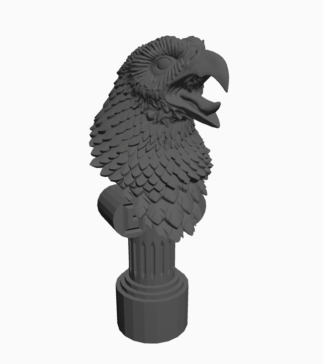 STL file Eagle statue・Model to download and 3D print・Cults