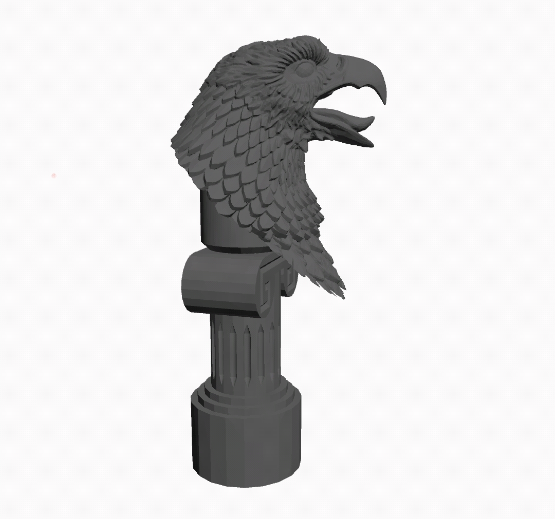 STL file Eagle statue・Model to download and 3D print・Cults