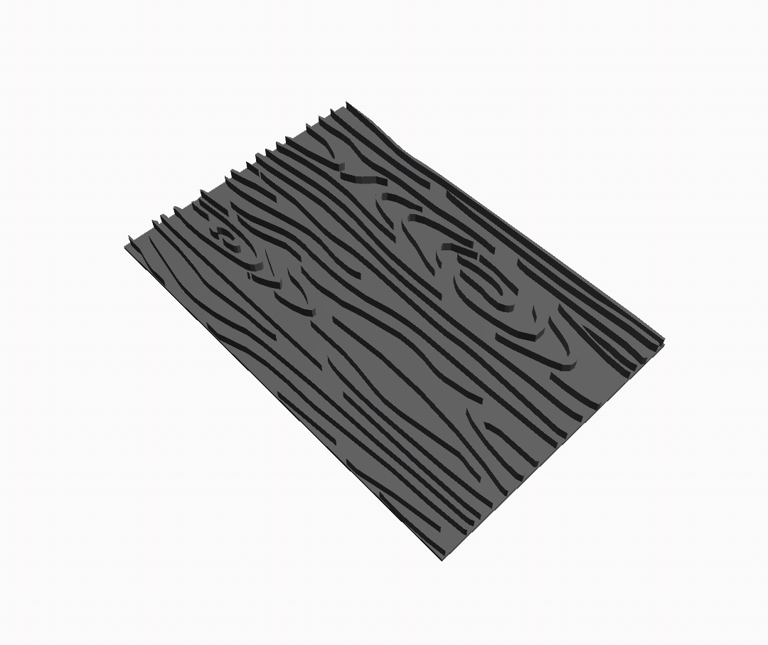 STL file Wood texture・Template to download and 3D print・Cults