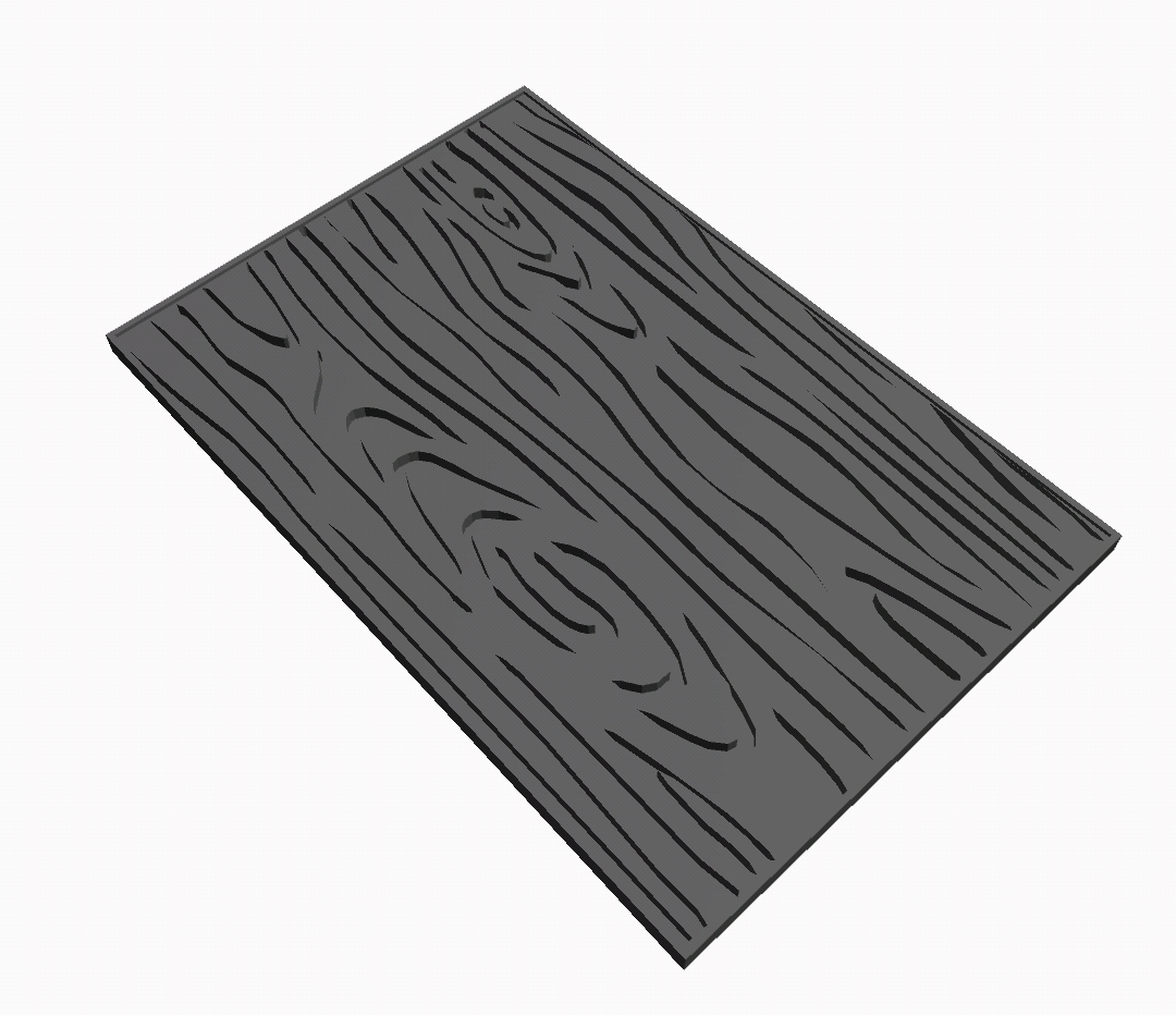 STL file Wood texture・Template to download and 3D print・Cults