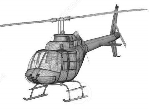 3D file BELL 206 HELICOPTER 🔔・3D printable model to download・Cults
