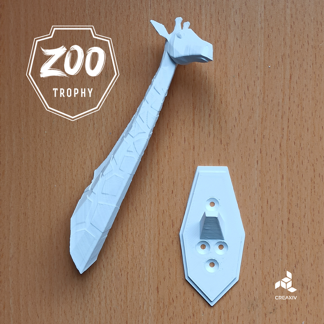 STL file ZOOtrophy Giraffe・3D printable model to download・Cults