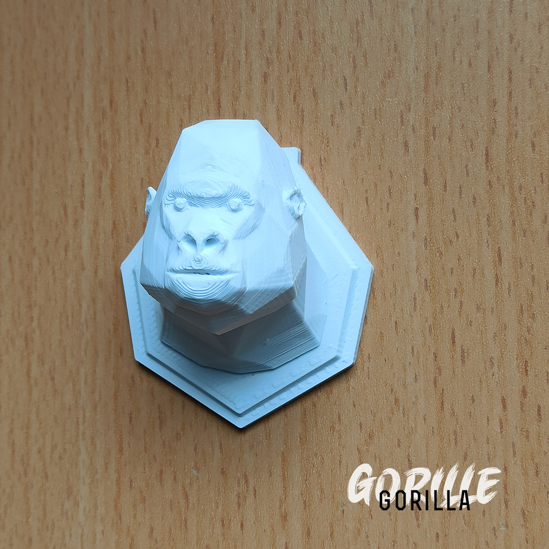 STL file ZOOtrophy Gorilla・Model to download and 3D print・Cults