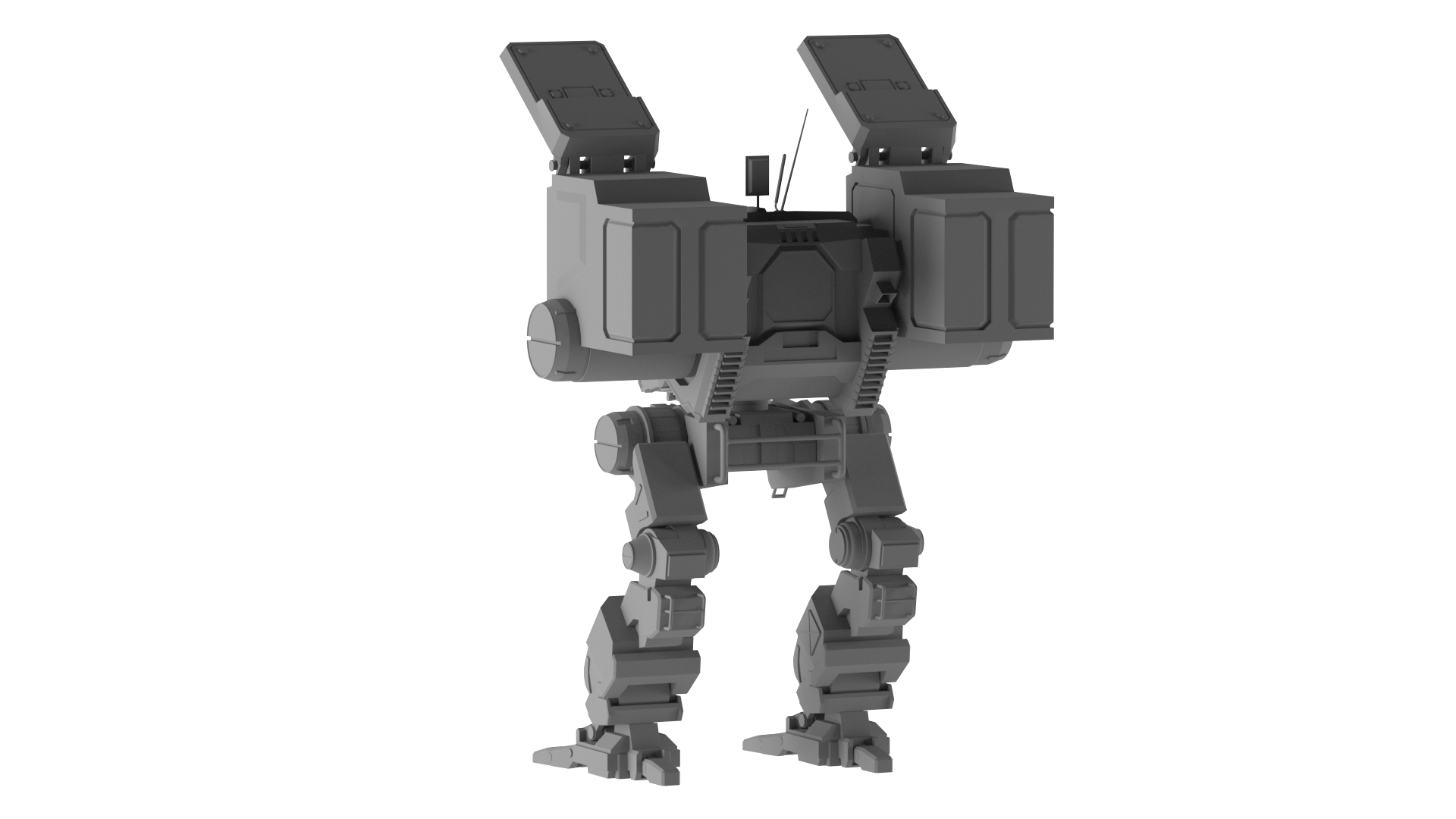 Archivo 3D Mecha CPLT-C1 Catapulta -- Universo BattleTech MechWarrior ...