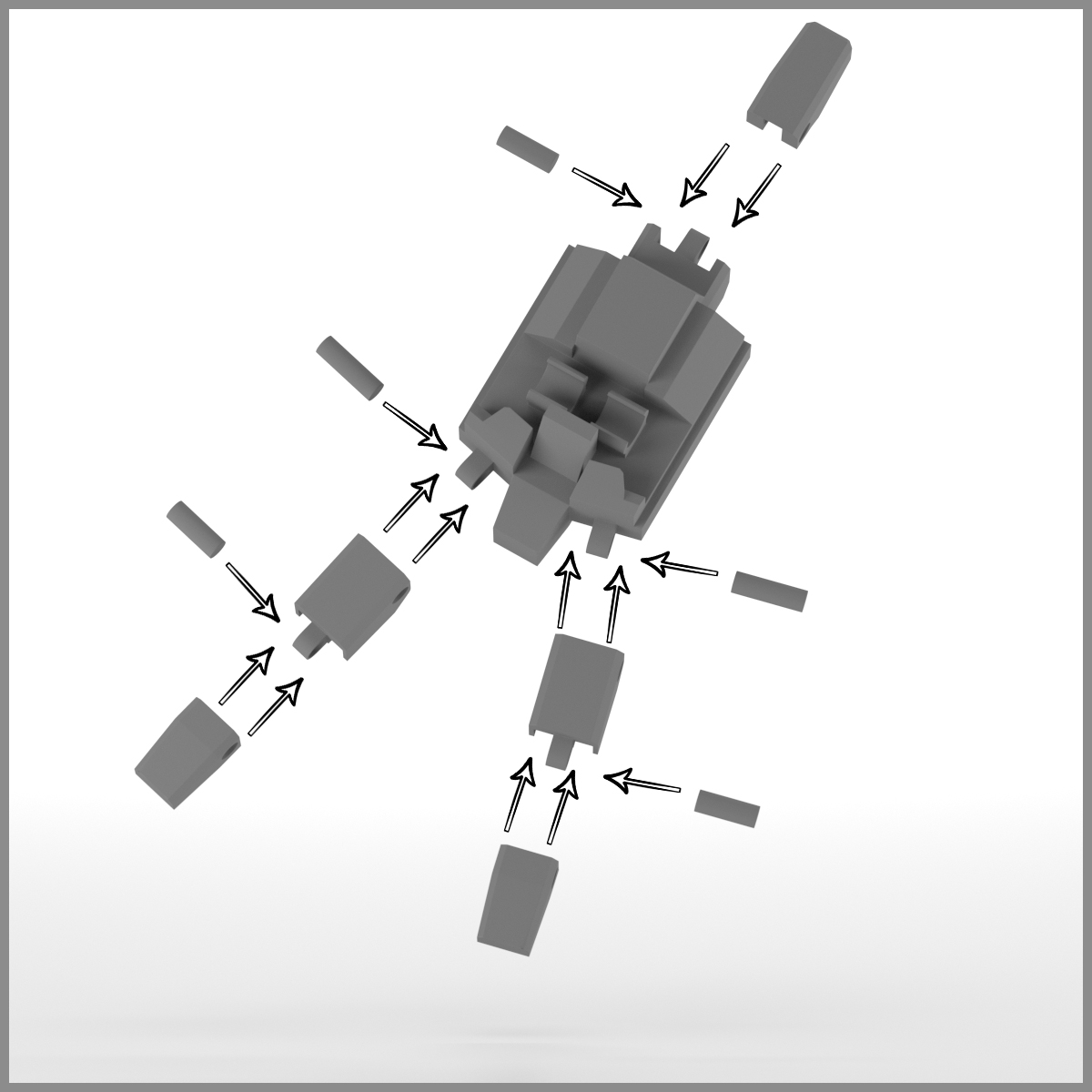 Archivo 3D Mecha CPLT-C1 Catapulta -- Universo BattleTech MechWarrior ...