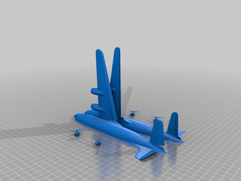 Free STL file Douglas DC-4・3D printer model to download・Cults