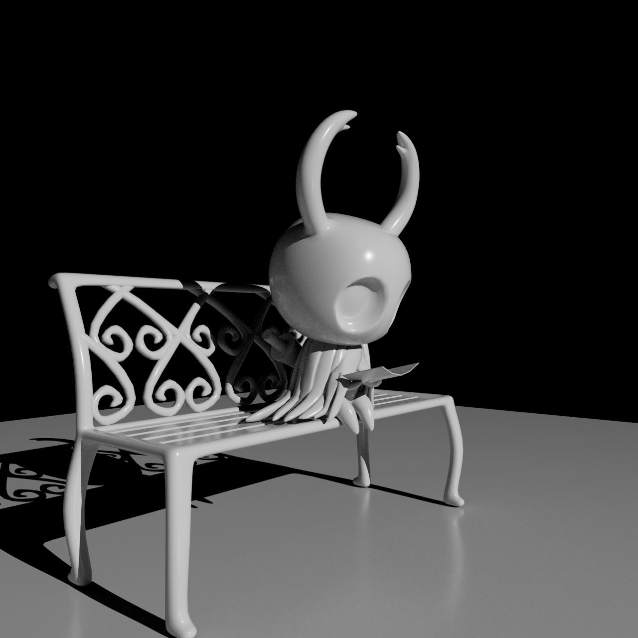 STL file Hollow knight main character 👾・Model to download and 3D print ...