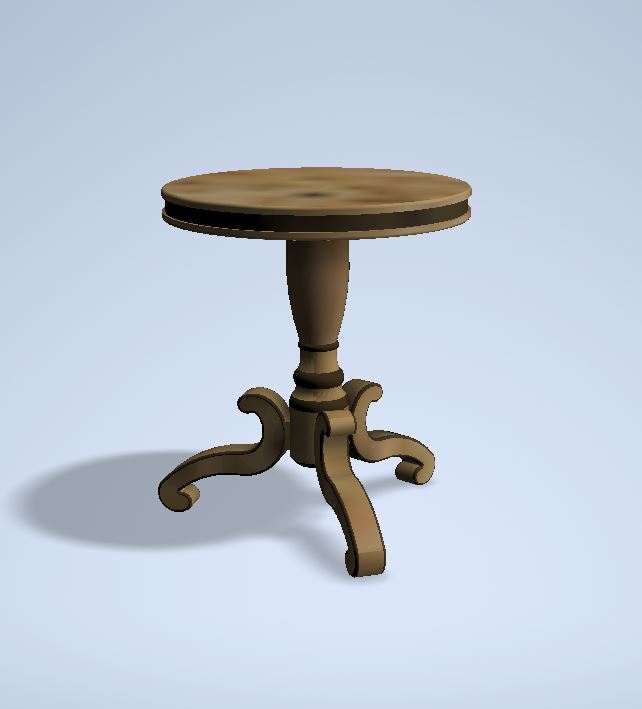 STL file TABLE Nº5 🪵・3D printer model to download・Cults