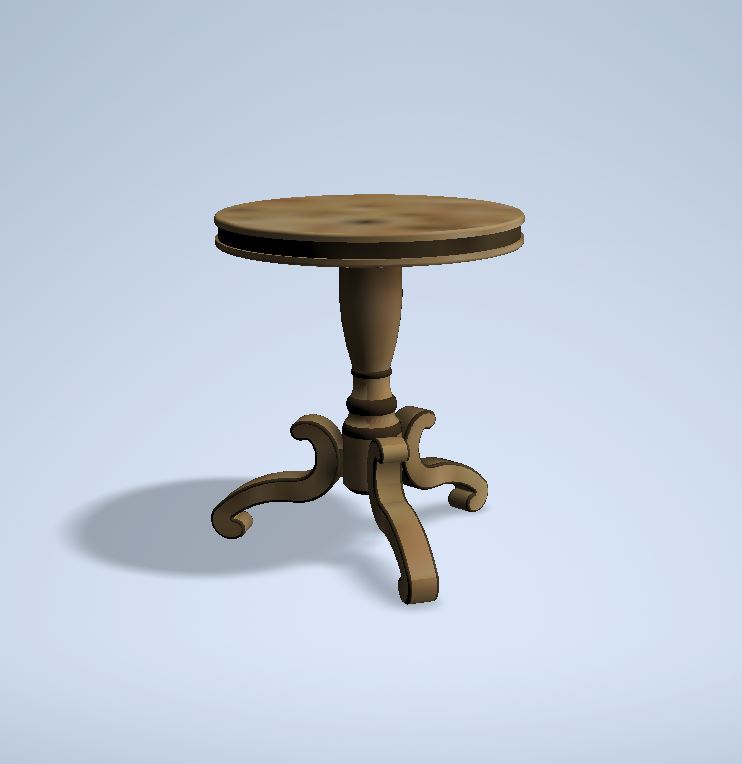 STL file TABLE Nº5 🪵・3D printer model to download・Cults