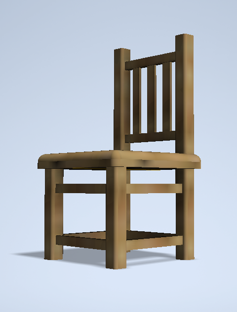 STL file CHAIR nº3 🪑・Model to download and 3D print・Cults