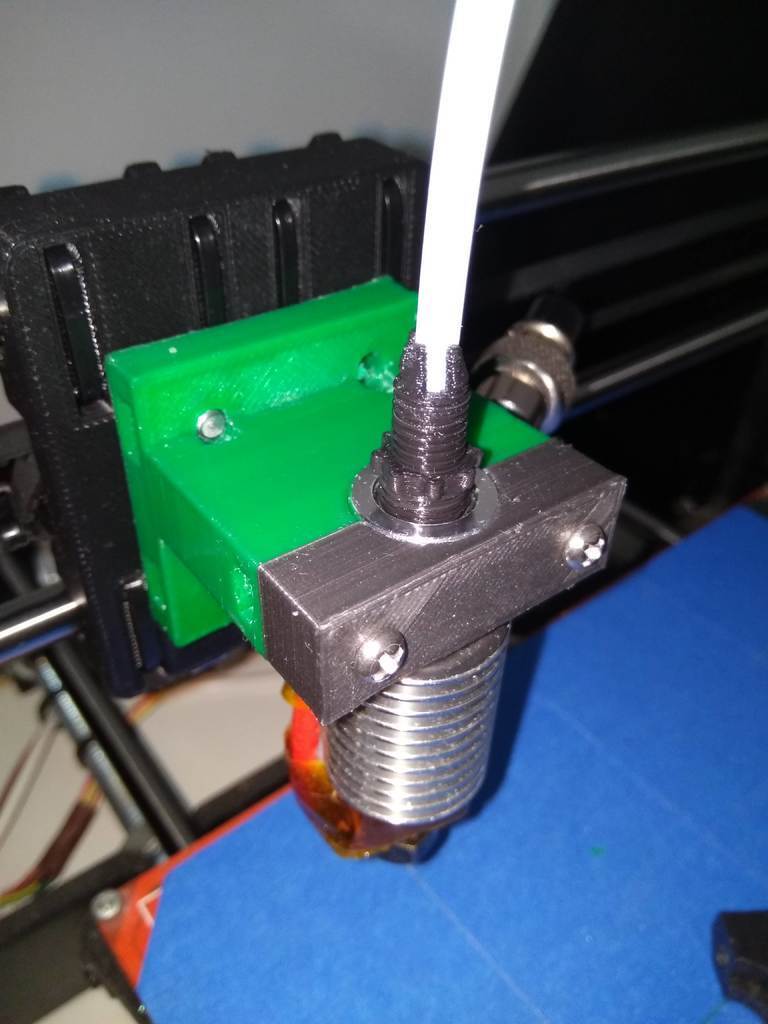 Free STL file Bowden PTFE tube adapter・Model to download and 3D print・Cults