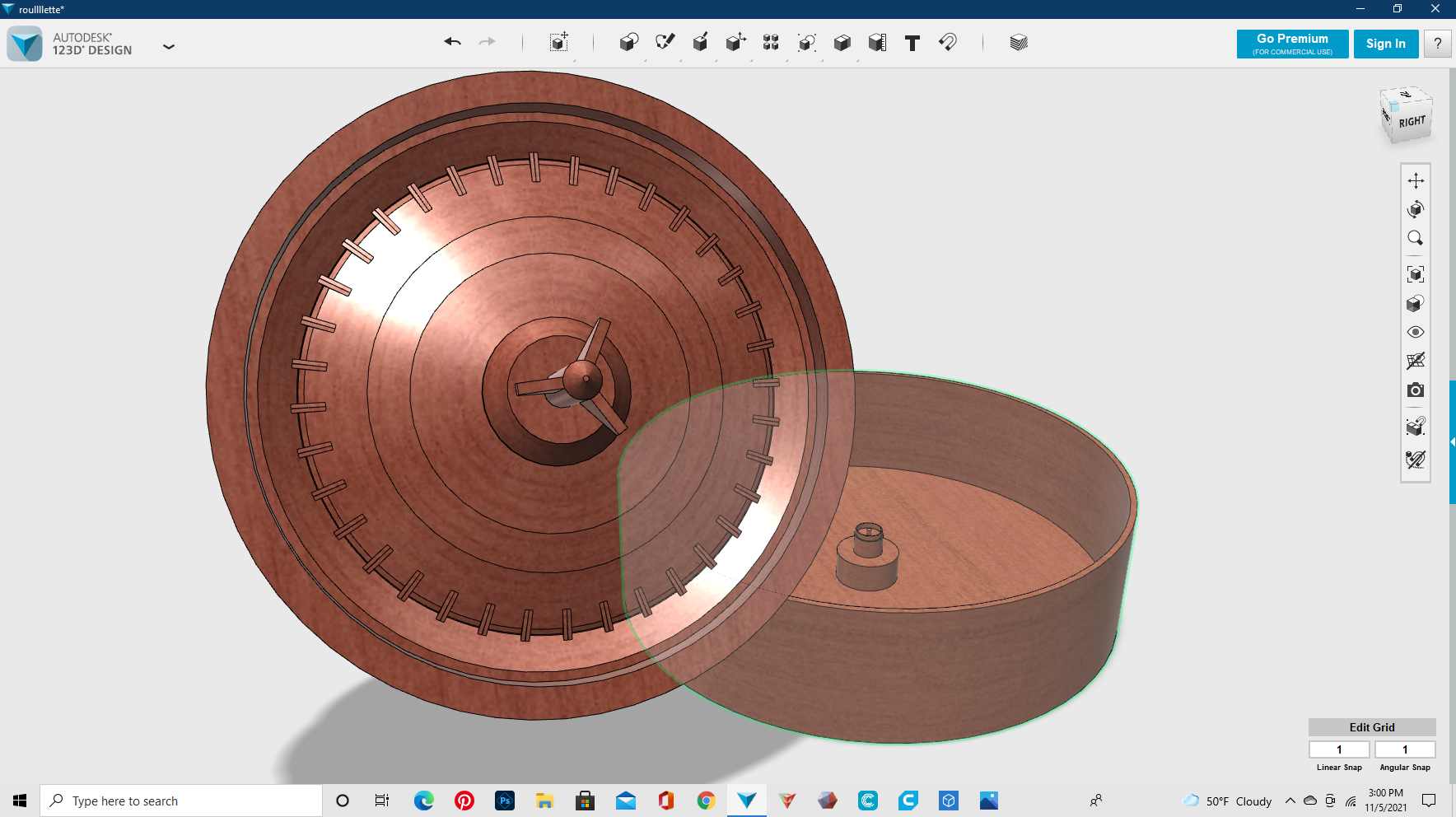 OBJ file ROULETTE WHEEL,glock17・3D printing idea to download・Cults