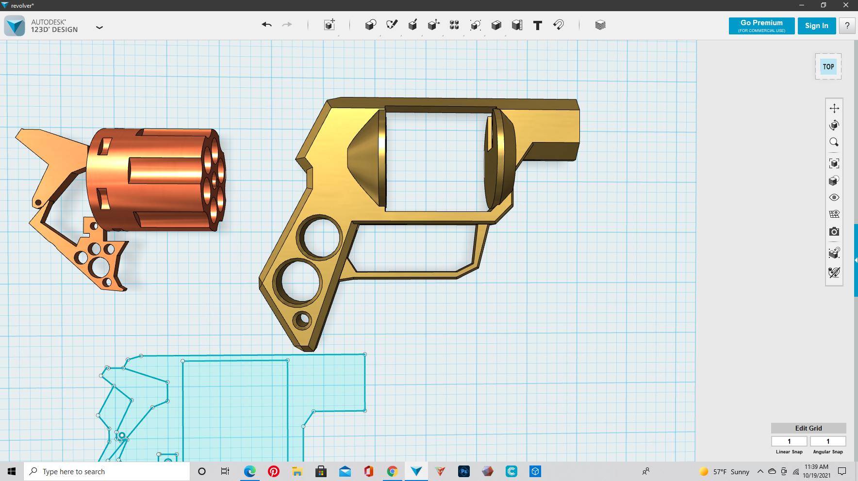 Archivo OBJ REV B3D 🔫・Modelo para descargar y imprimir en 3D・Cults