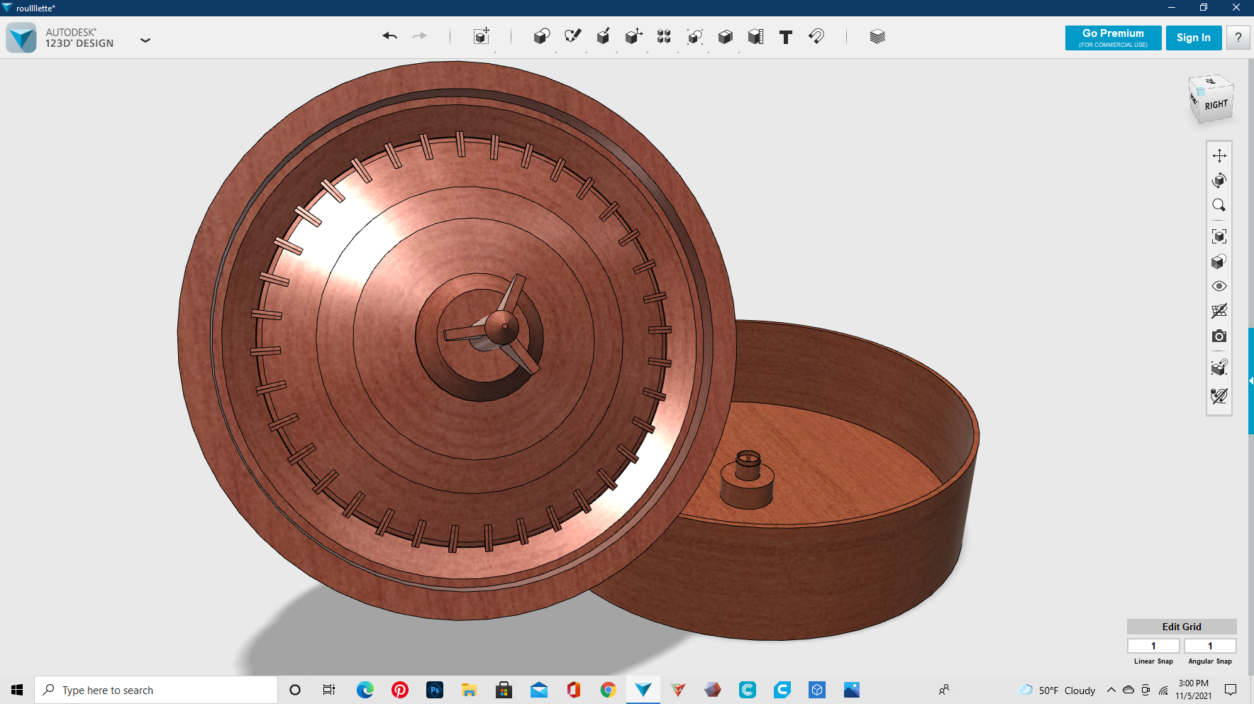 OBJ file ROULETTE WHEEL,glock17・3D printing idea to download・Cults