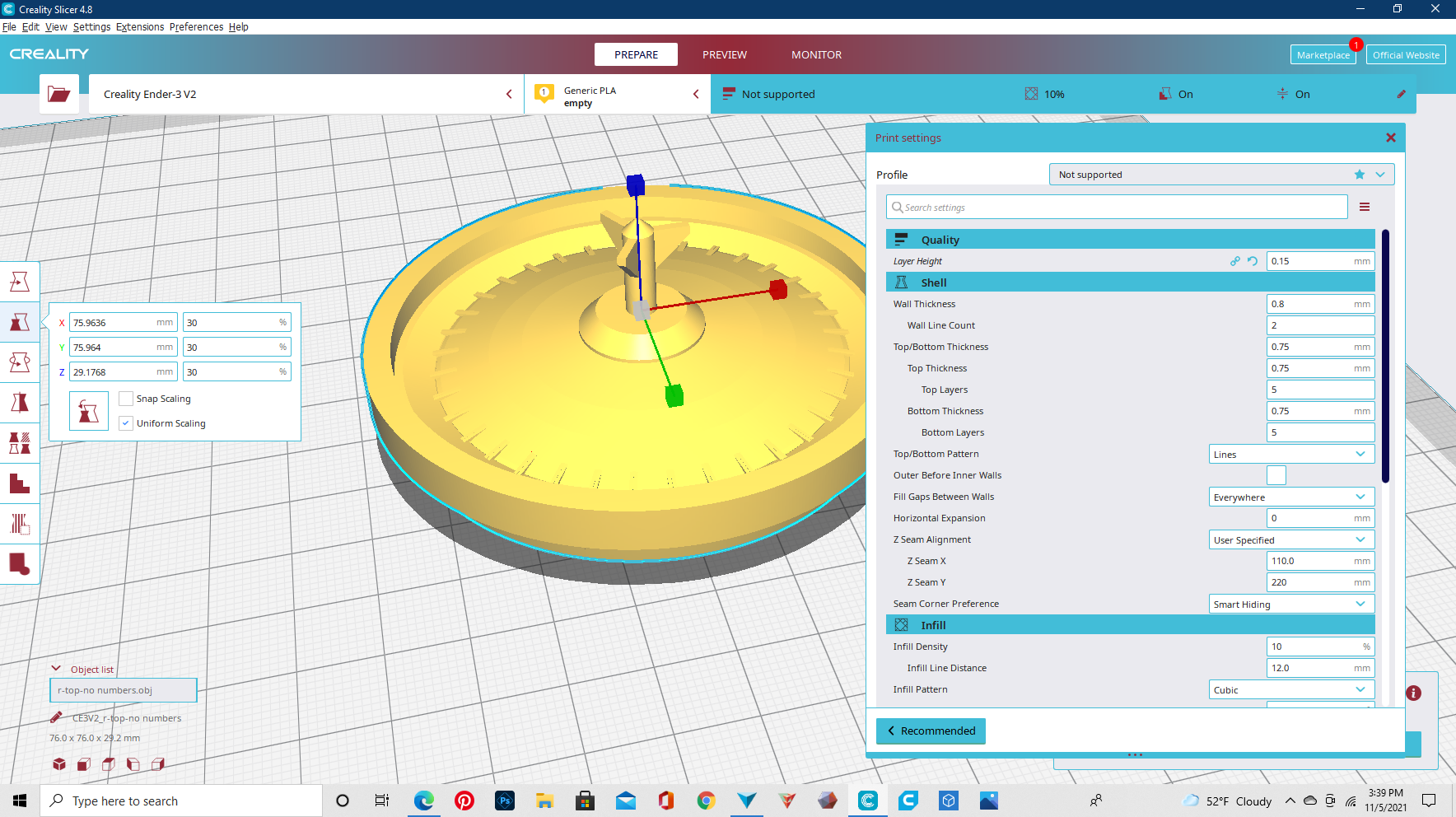 OBJ file ROULETTE WHEEL,glock17・3D printing idea to download・Cults