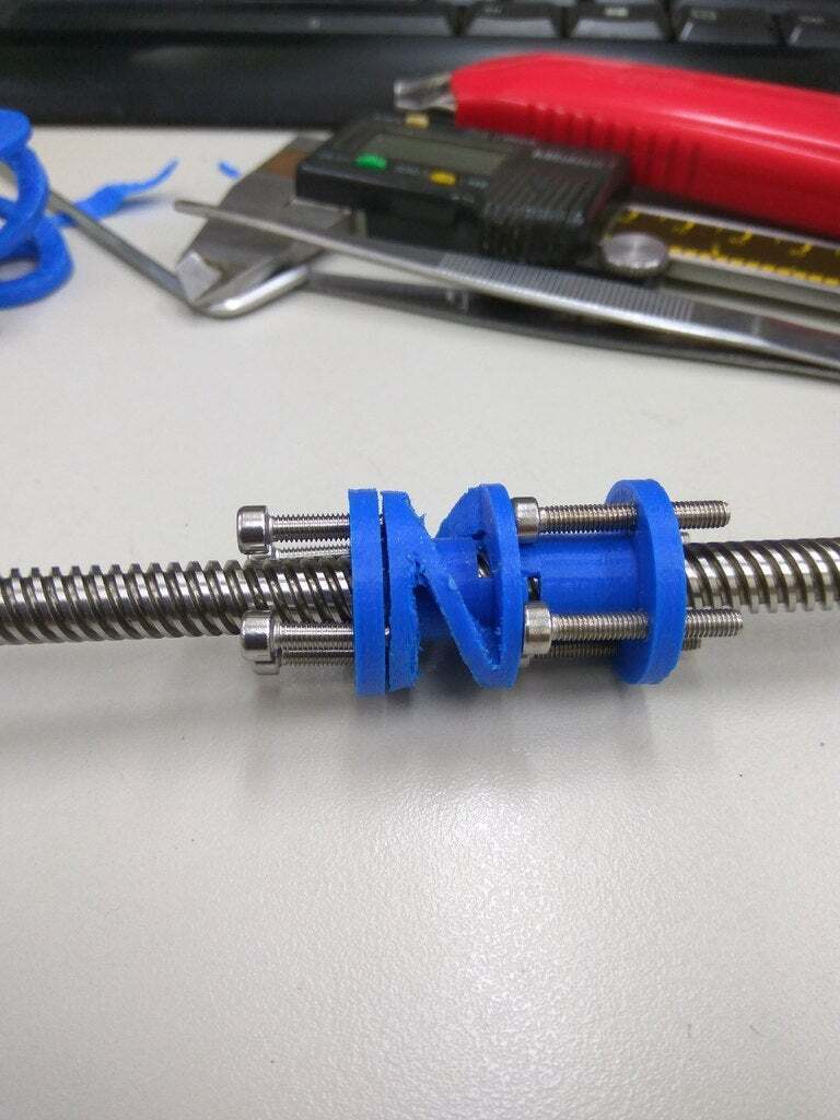 Free STL file SPRING for BACKLASH ELIMINATING T8 Lead Screw 🔧・3D print ...