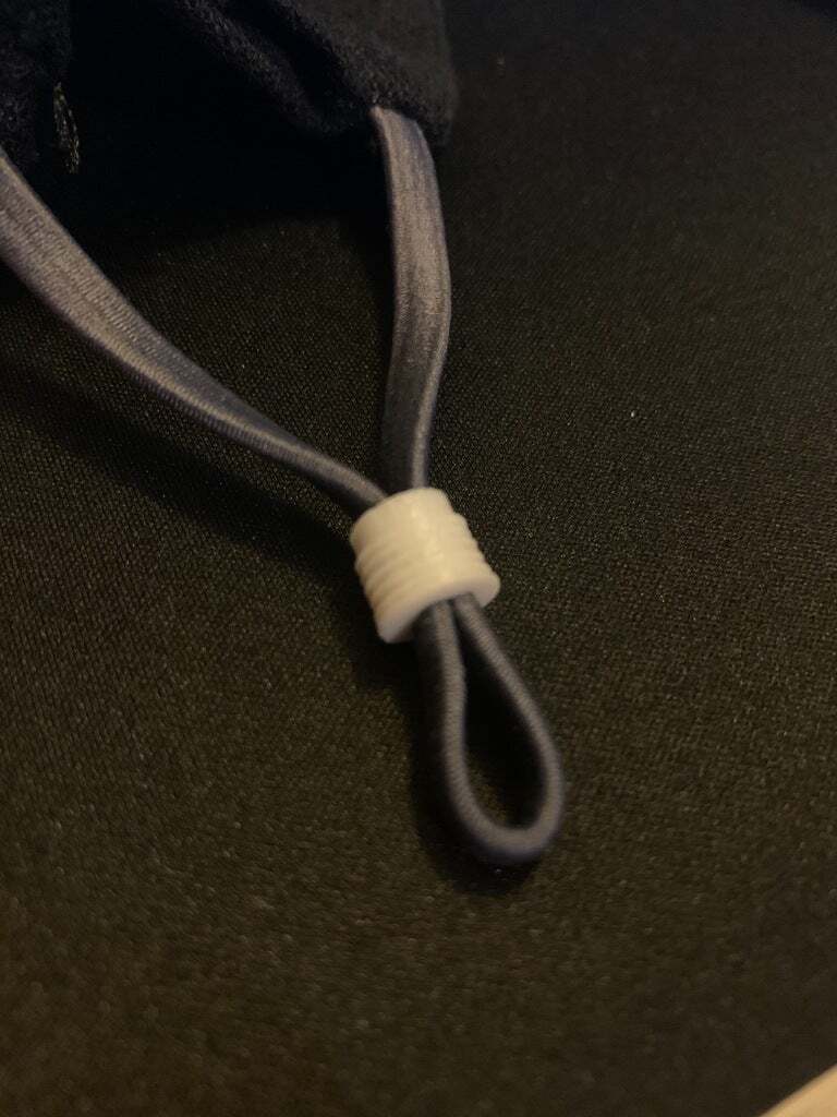 Free STL file Cord Locks for Surgical Mask Elastic・3D printing design ...