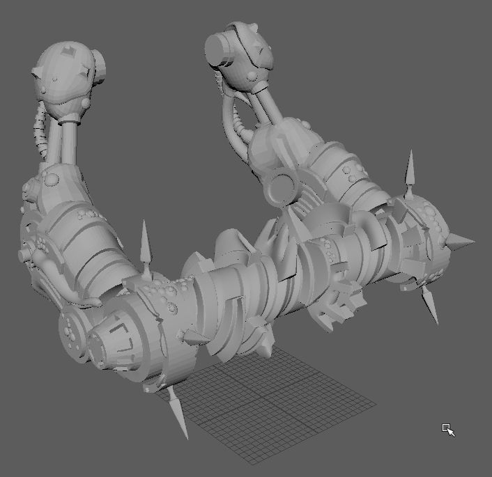 Free STL file Disgustingly Resilient Mower of Nurgle ⚔・3D printing ...