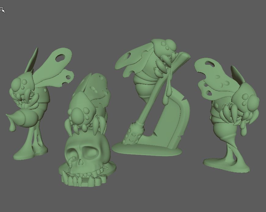 STL file Disgusting Resilient Plague Flies Squad 🪰・3D printer model to ...