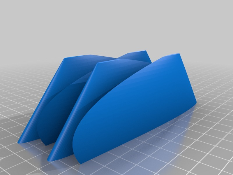 Free 3D file Kiteboarding asymetric twintip fins.・3D printing idea to ...