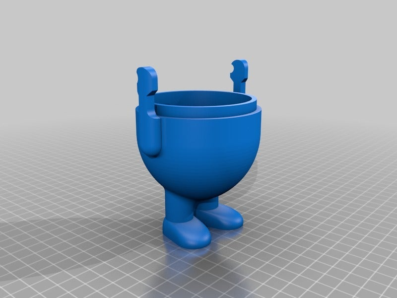 Free STL file Space Explorer Planter w/ Arms 🛰・3D printing template to ...