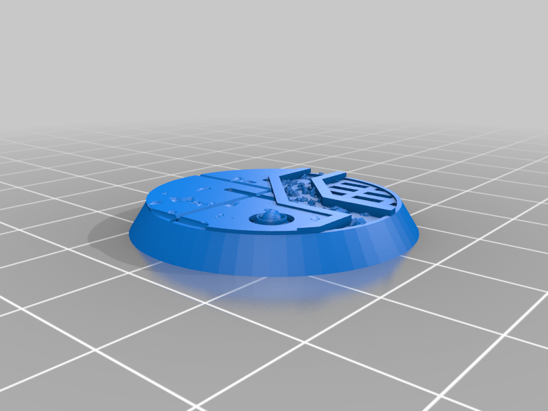 Free STL file 32mm Sci Fi miniature bases: 40k Necromunda etc. 🎲・3D ...