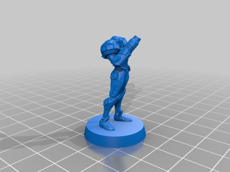 Free STL file Samus Aran 28mm scale w/base 🧞‍♂️・3D print design to ...