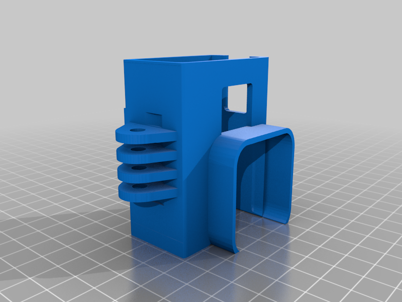 Free STL file Base gopro mount reinforced adjustable XL5 🚁・3D print ...