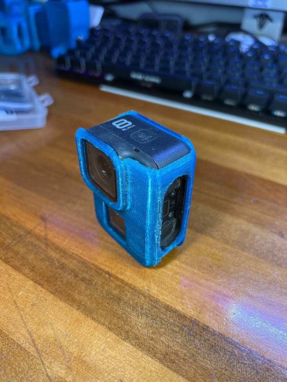 STL file Vertical mount gopro 8 mount gopro8・Template to download and ...