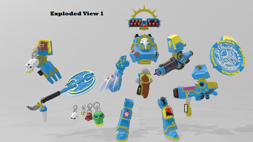 Free STL file 12 inch Space Wolf Contemptor Dreadnought 🛰・3D printable ...