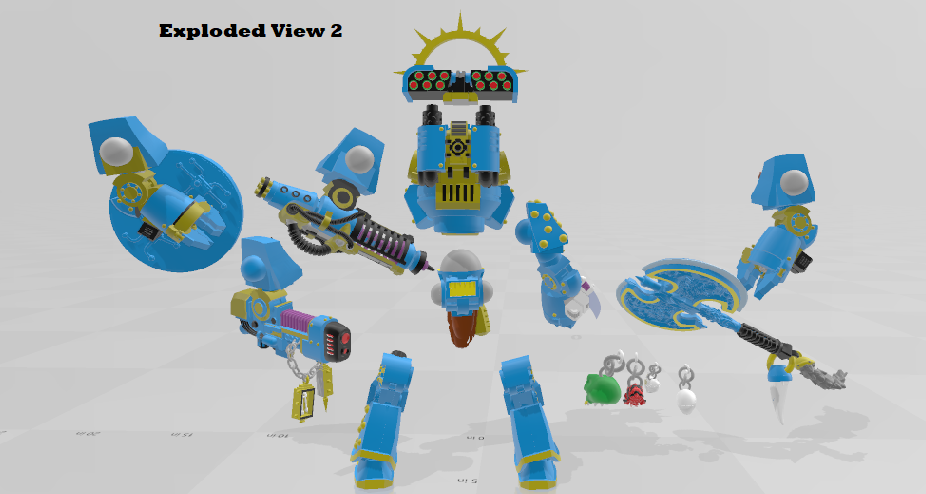 Free STL file 12 inch Space Wolf Contemptor Dreadnought 🛰・3D printable ...