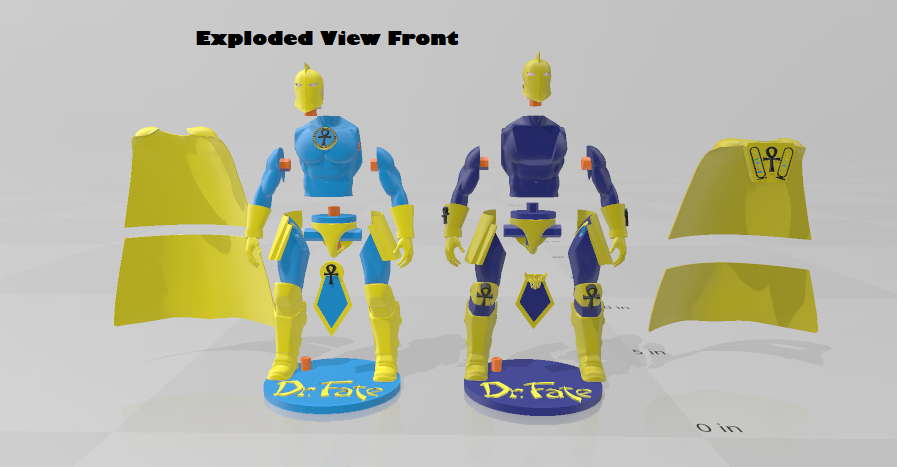 Free STL file 7 Inch Custom Doctor Fate Duo 🩺・Model to download and 3D ...
