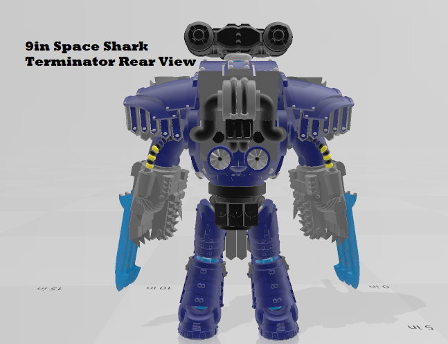 Free STL file 9 inch Custom Space Shark Terminator 🛰・3D printer design ...