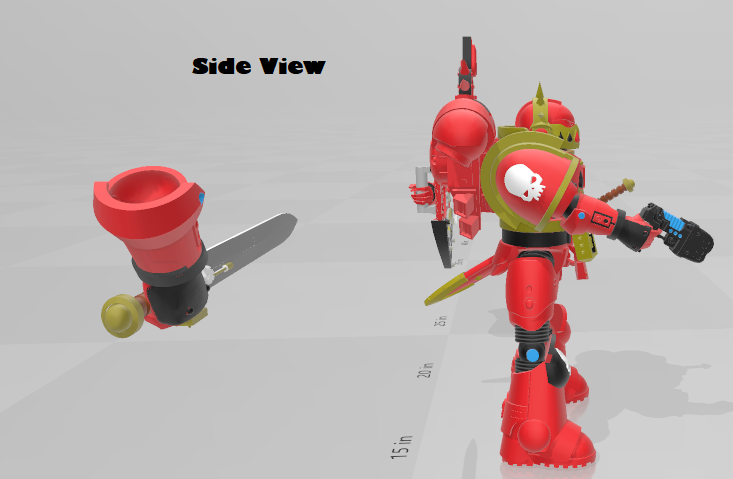 Free STL file Custom Blood Angels Bladeguard Veteran 🩸・3D printing idea ...