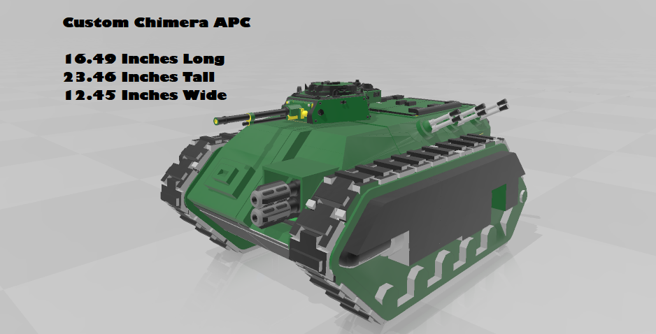 Free STL file Custom Chimera APC for 4 inch Warhammer Action Figures ⚔ ...
