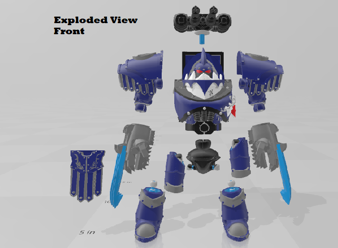 Free STL file 9 inch Custom Space Shark Terminator 🛰・3D printer design ...