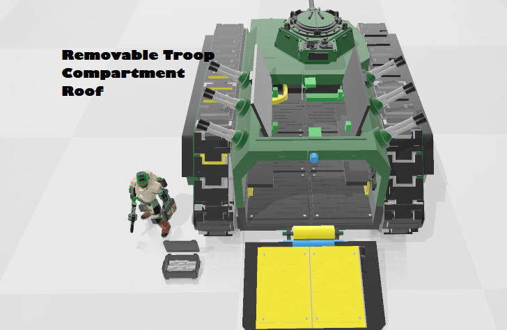 Free STL file Custom Chimera APC for 4 inch Warhammer Action Figures ⚔ ...