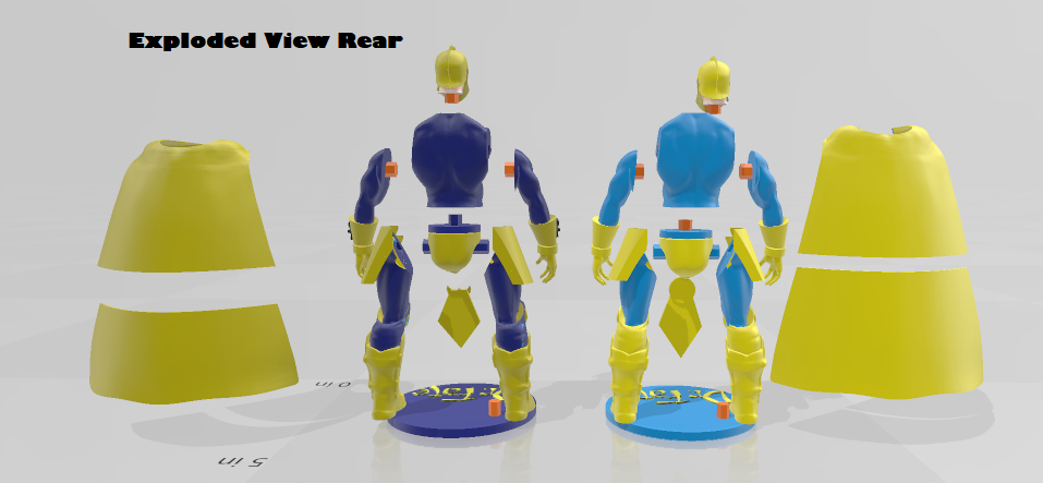 Free STL file 7 Inch Custom Doctor Fate Duo 🩺・Model to download and 3D ...