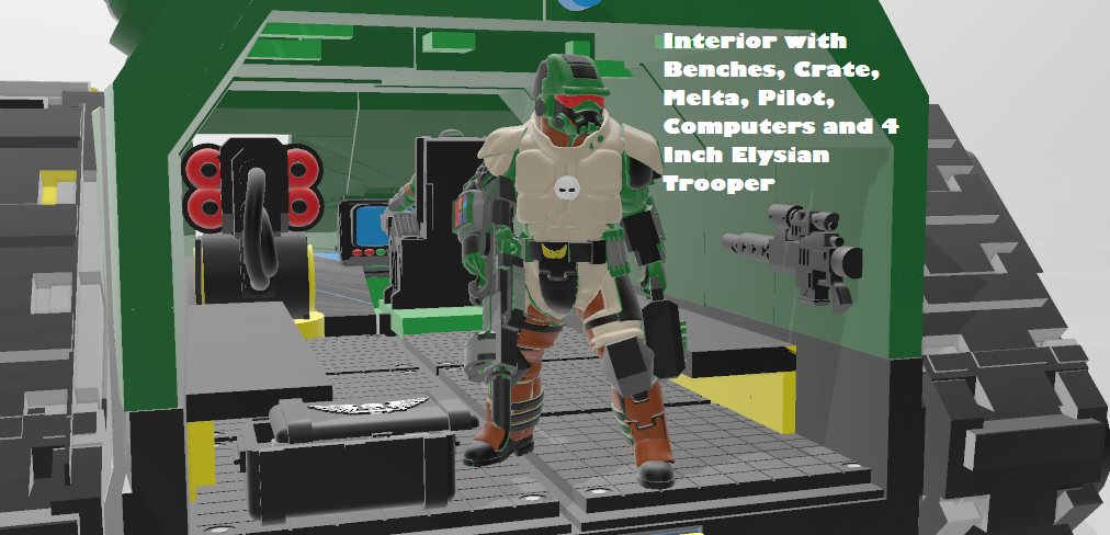 Free STL file Custom Chimera APC for 4 inch Warhammer Action Figures ⚔ ...