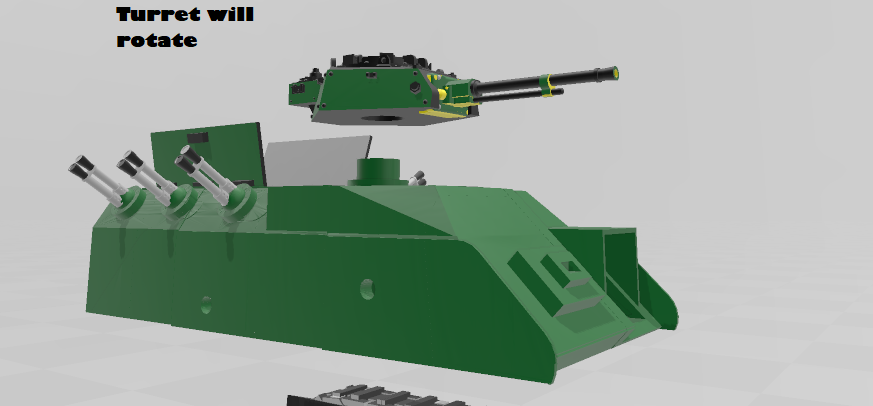 Free STL file Custom Chimera APC for 4 inch Warhammer Action Figures ⚔ ...